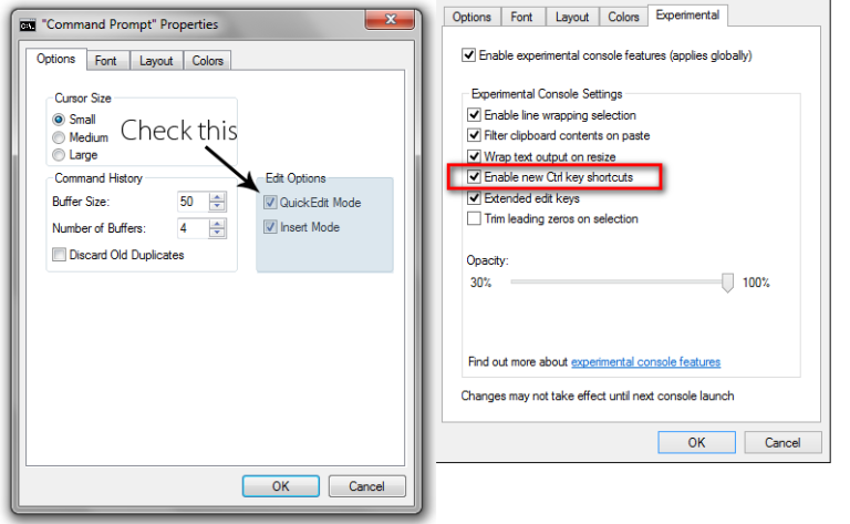 How To Enable Copy Paste In Command Prompt In Windows 10 81 Ctrl
