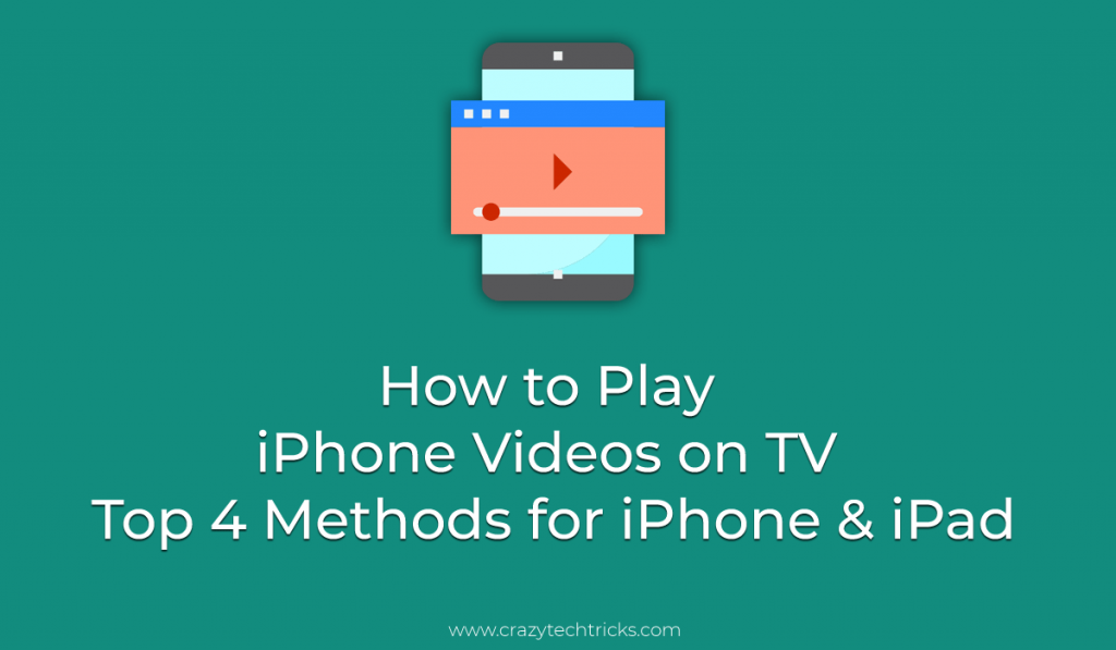 How to Play iPhone Videos on TV - Top 4 Methods for iPhone & iPad