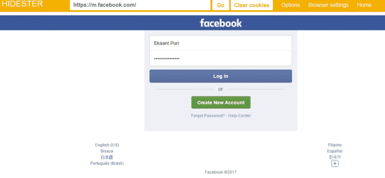 How to Open Facebook When it is Blocked by Server - Open Facebook in ...