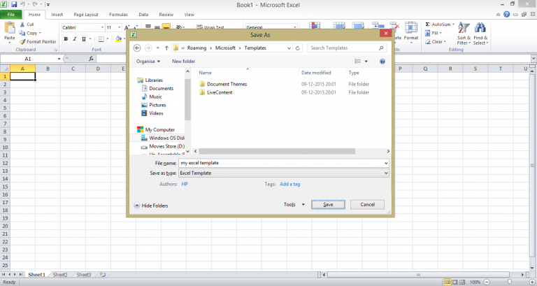 How to Create a Template in Excel 2010, 2013 & 2016 - Crazy Tech Tricks