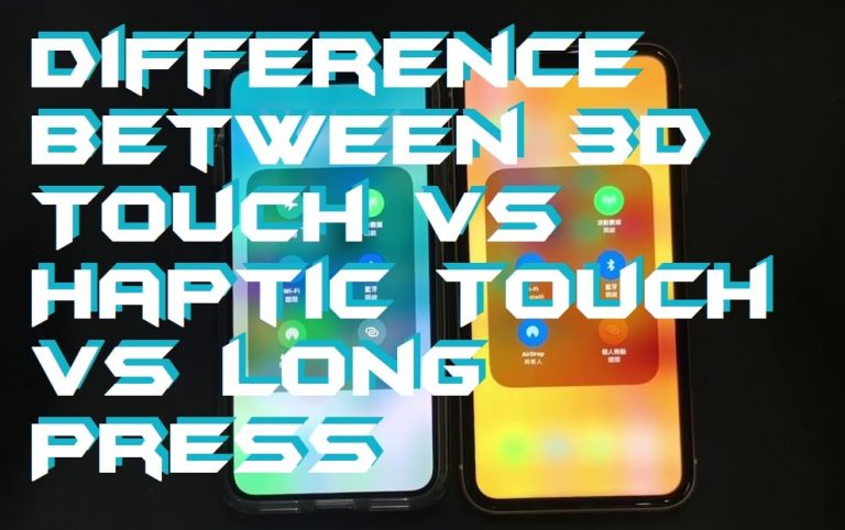 What is the Difference Between 3D Touch vs Haptic Touch vs Long Press - Crazy Tech Tricks