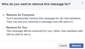 How to Unsend a Message on Facebook Messenger using Android, iPhone or ...