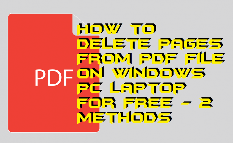 How To Delete Pages From PDF File On Windows PC Laptop For FREE 2 Methods Crazy Tech Tricks how-to-delete-pages-from-pdf-file-on-windows-pc-laptop-for-free-2-methods-crazy-tech-tricks