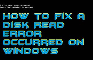 How to Fix a Disk Read Error Occurred on Windows PC/Laptop - 4 Methods - Crazy Tech Tricks