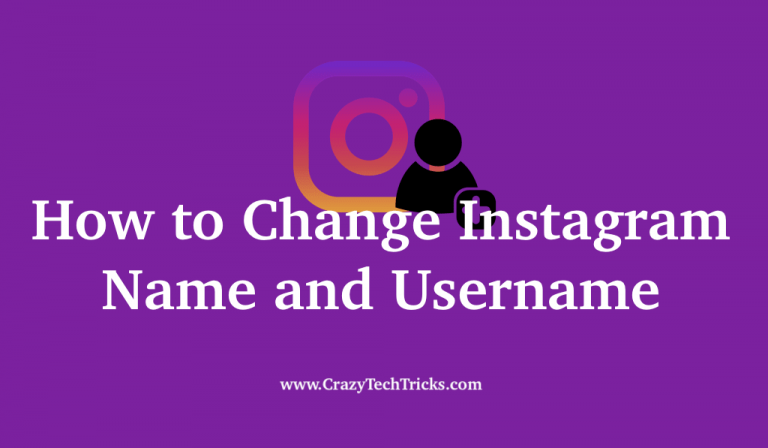 How to Change Instagram Name and Username - Crazy Tech Tricks