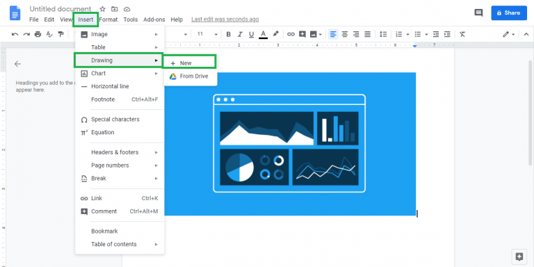 How to Add Text Over an Image in Google Docs - Change Size Rotate ...