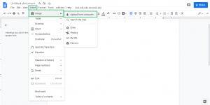 How to Add Text Over an Image in Google Docs - Change Size Rotate, Recolour or Adjust - Crazy ...
