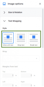 How to Add Text Over an Image in Google Docs - Change Size Rotate, Recolour or Adjust - Crazy ...