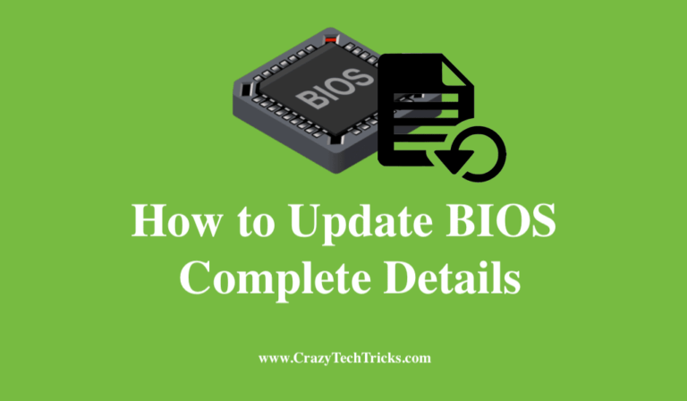 How to Update BIOS - Top 10 Methods - Crazy Tech Tricks