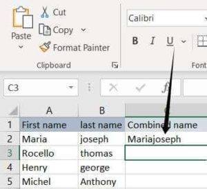 How To Combine Two Columns in Excel - Top 2 Methods - Crazy Tech Tricks