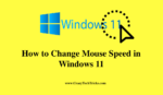 How to Change Mouse Speed in Windows 11 - Increase or Decrease - Top 2 Method - Crazy Tech Tricks