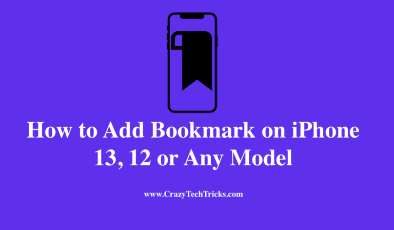 How To Add Bookmark On IPhone 13 12 Or Any Model Crazy Tech Tricks