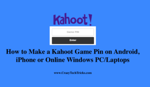 How to Make a Kahoot Game Pin on Android, iPhone or Online Windows PC ...