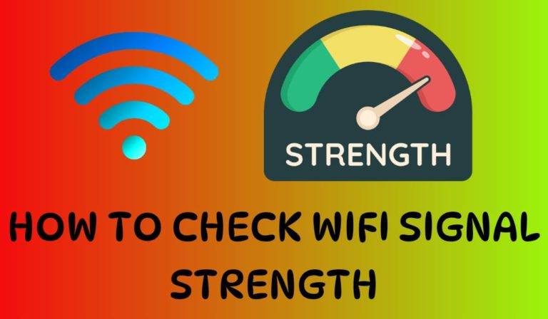 How to Check Wifi Signal Strength - Crazy Tech Tricks