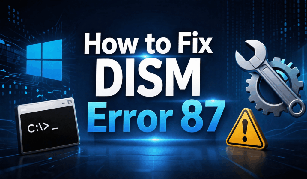 How to Fix DISM Error 87 - 6 Methods to Fix - Crazy Tech Tricks